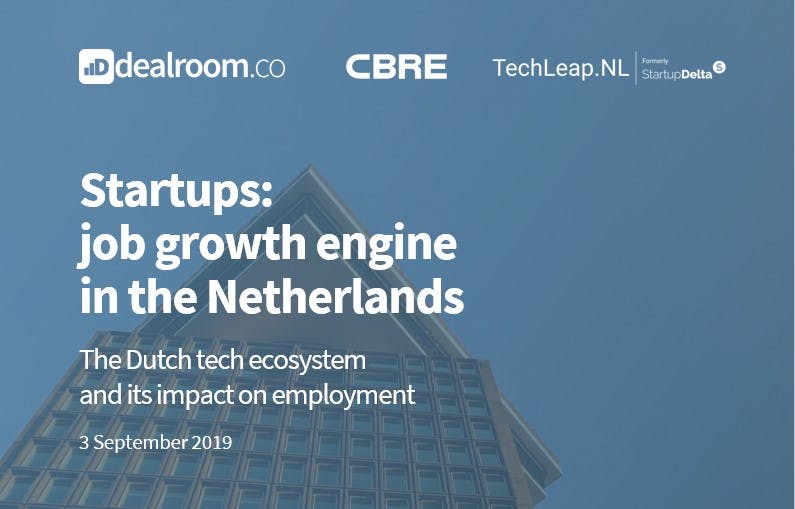 Startups: job growth engine in the Netherlands | Dealroom.co