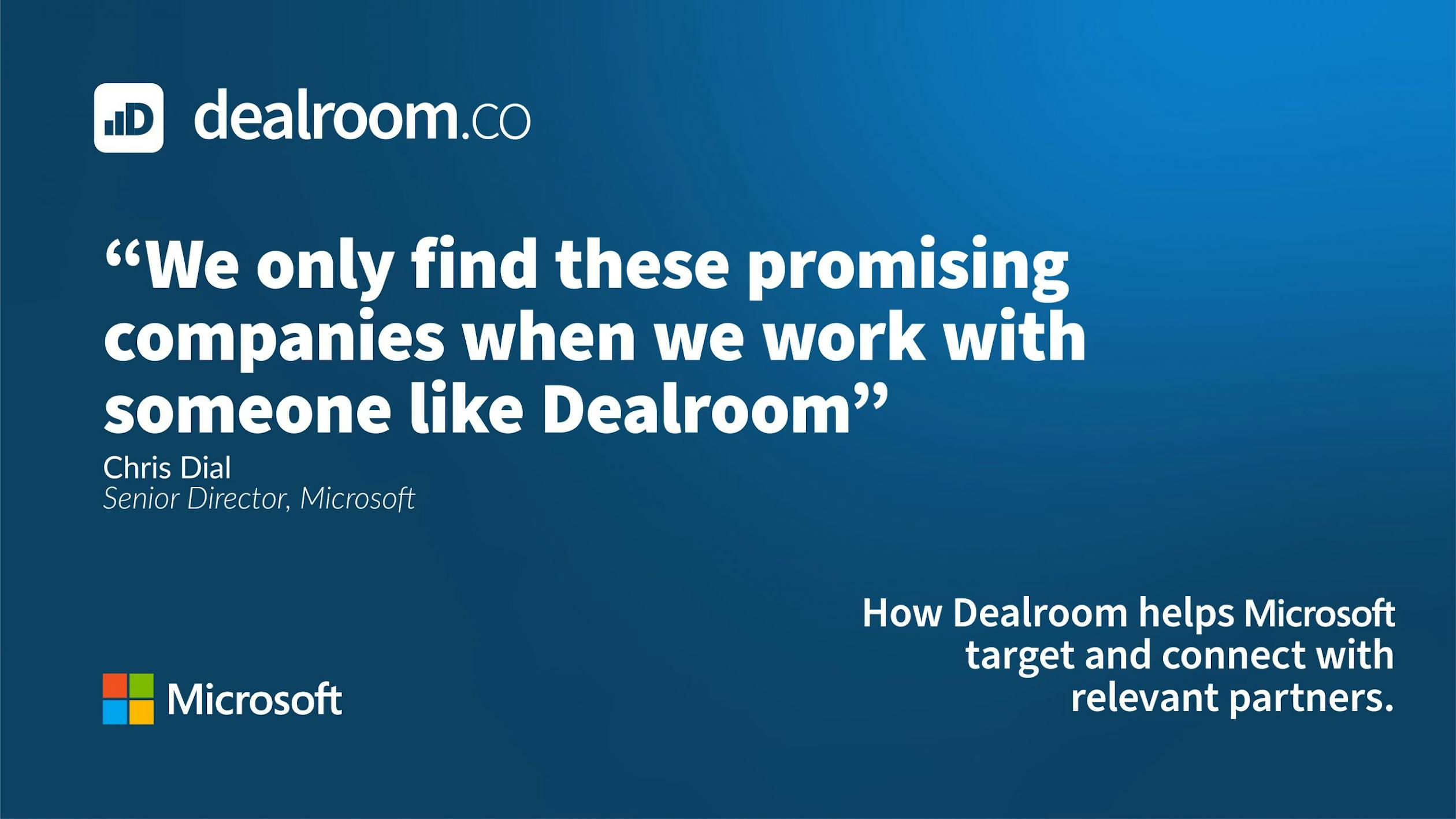 Case study: How Dealroom helps Microsoft target and connect with ...