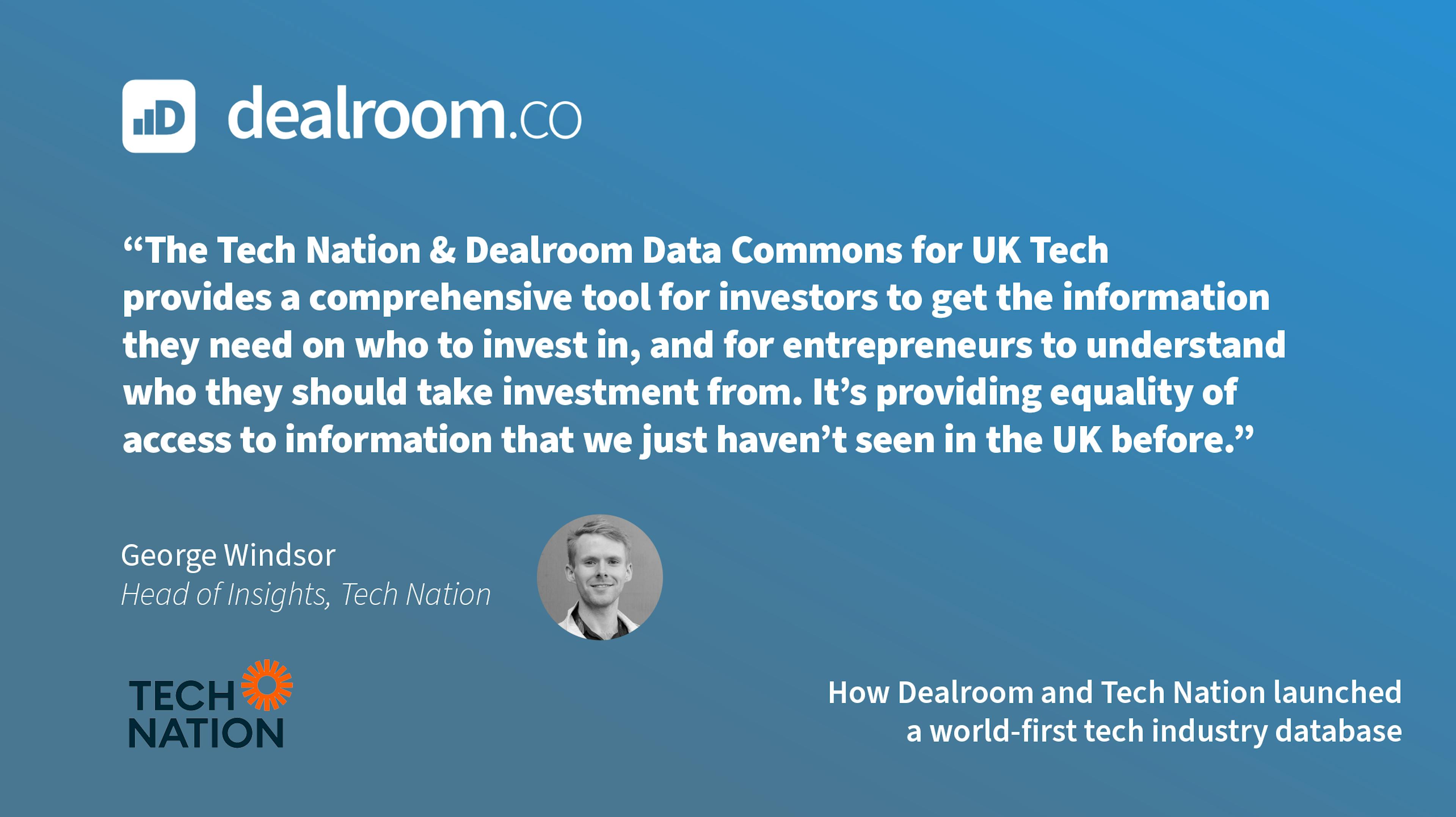 Case study: How Dealroom and Tech Nation launched a world-first startup ...