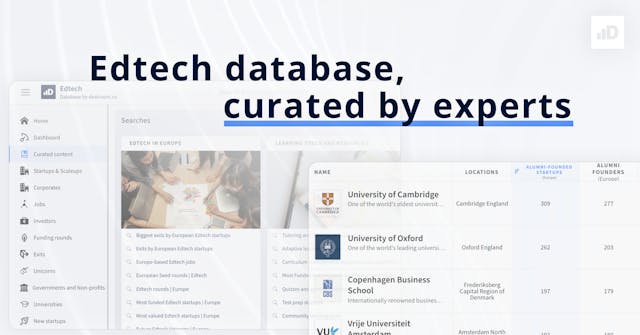 A new edtech database – mapping the future of education | Dealroom.co