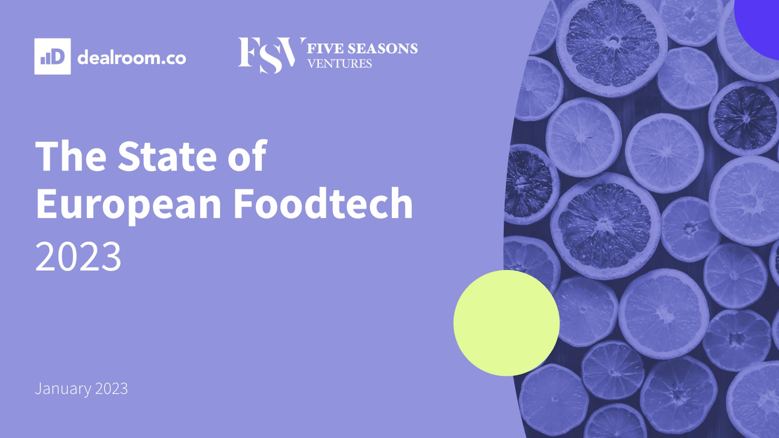 A fork in the road for European foodtech | Dealroom.co