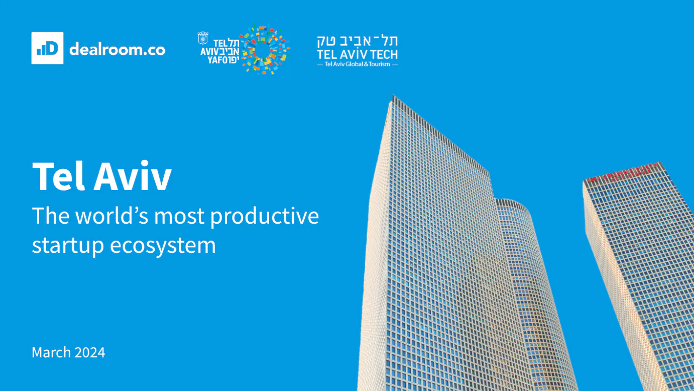 Tel Aviv - the world’s most productive startup ecosystem | Dealroom.co